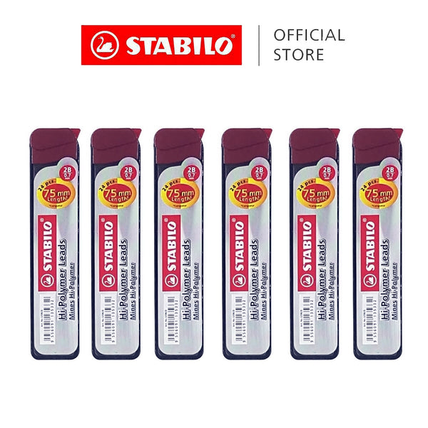 STABILO Mechanical Pencil Refill Lead 2B (0.5mm/0.7mm) Pack of 6 ...