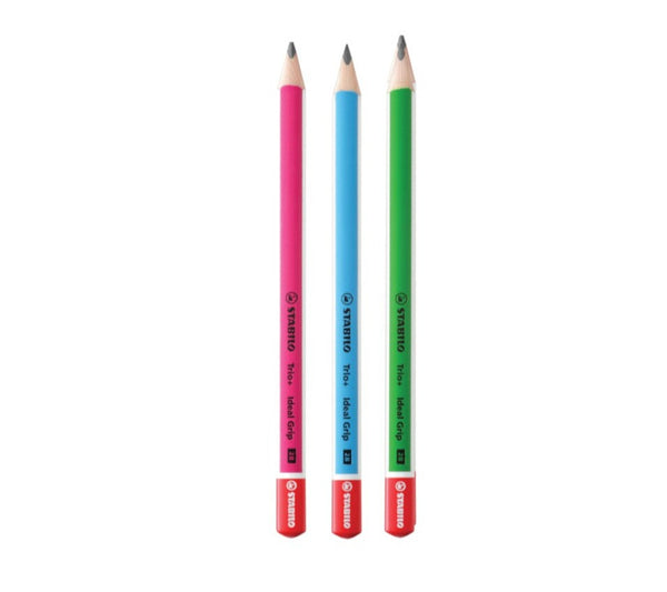 STABILO Trio+ Jumbo Triangular 2B Pencils bigger lead and triangular s ...