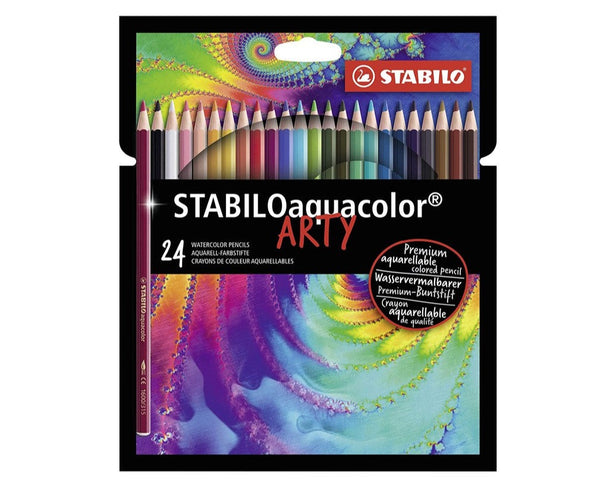 STABILO Aquacolor ARTY Watercolour Colouring Pencils Wallet - Schwan ...