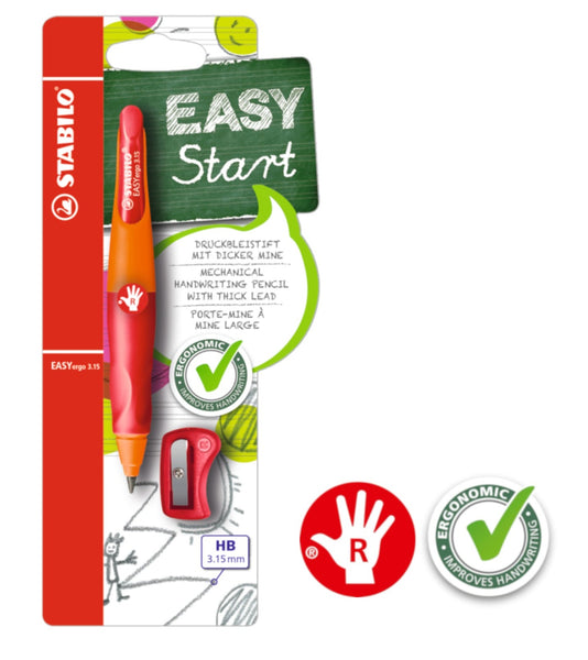 STABILO EASYergo 3.15mm Ergonomic Mechanical Pencil (Right-Hander ...